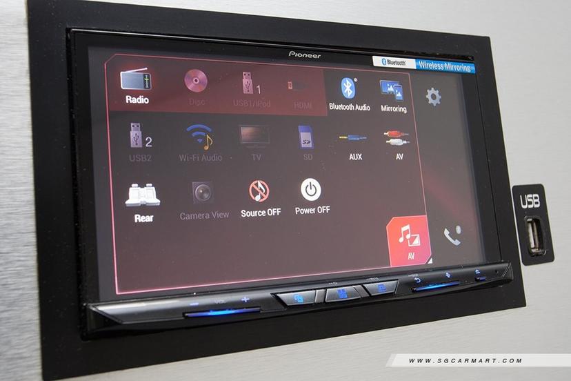 Pioneer AVH-Z9250BT offers ample connectivity options - Sgcarmart
