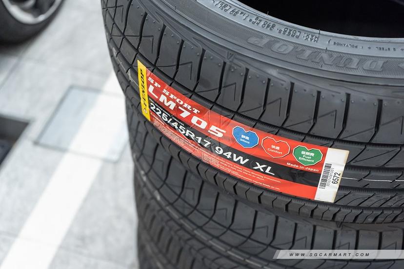 The Dunlop SP Sport LM705 - comfort and quietness in one tyre - Sgcarmart