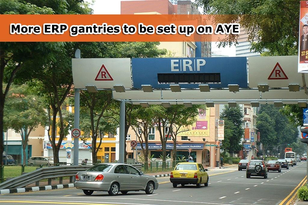 ERP gantries to be set up on AYE near Clementi - Sgcarmart