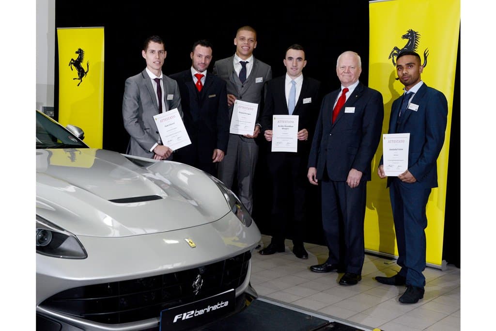 Ferrari apprentices start living the dream - Sgcarmart