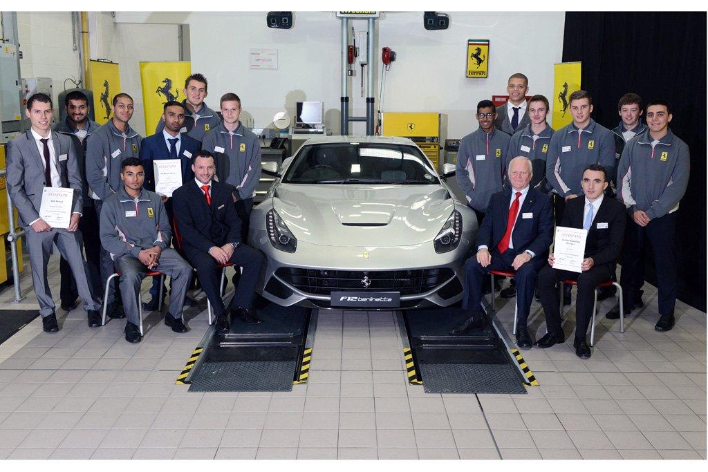 Ferrari apprentices start living the dream - Sgcarmart