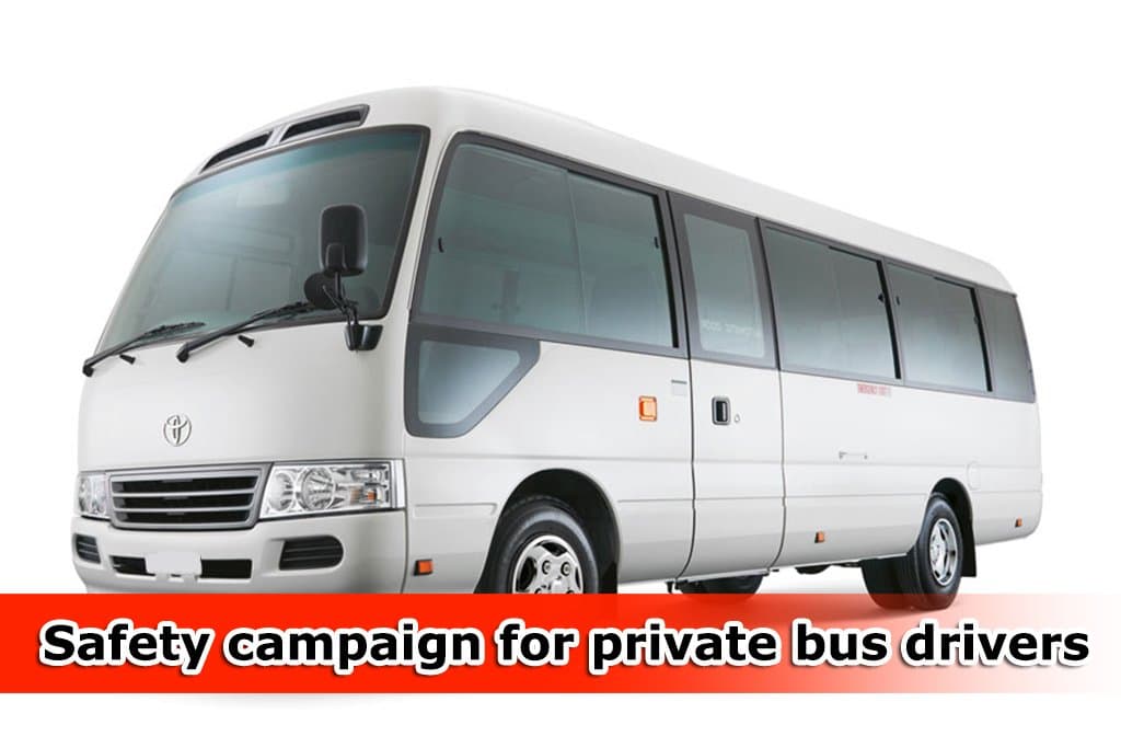 Private school bus drivers embark on safety campaign - Sgcarmart