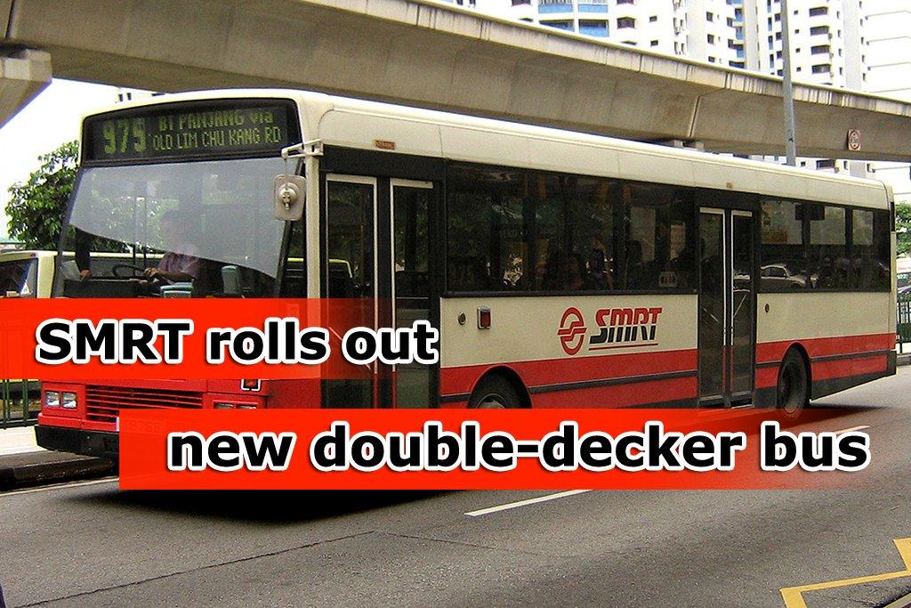 SMRT's new double-decker buses to start operating from 13th July ...