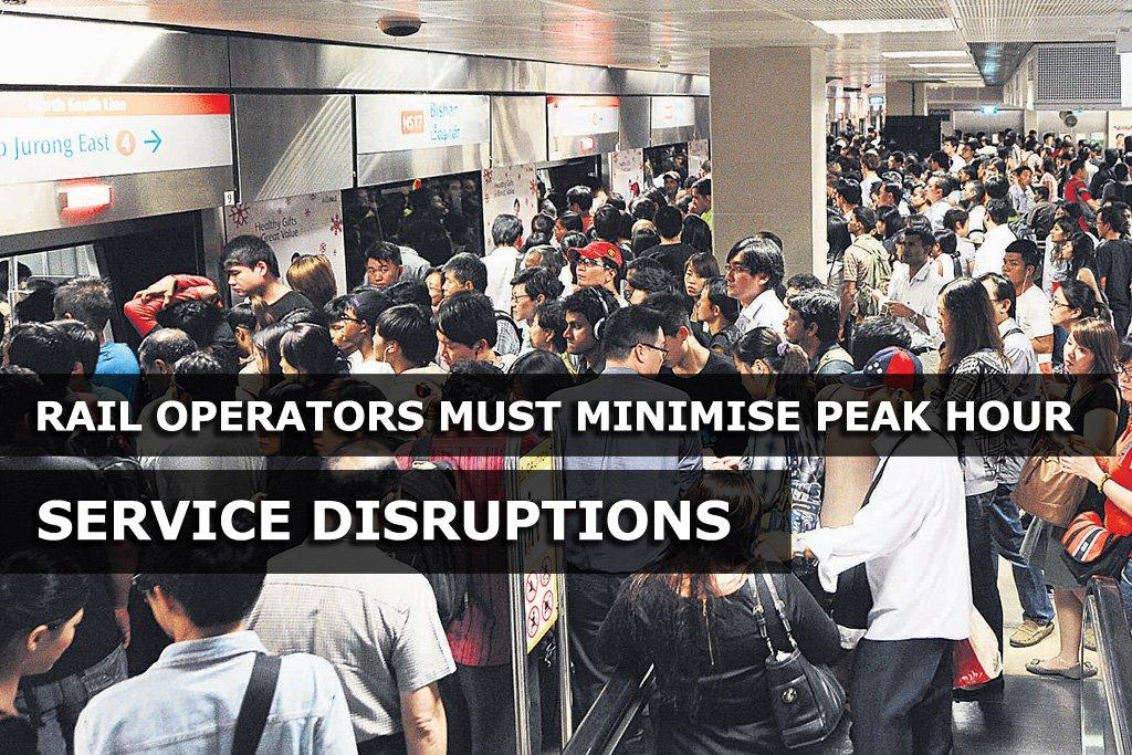 Rail operators must minimise service disruptions during morning peak ...
