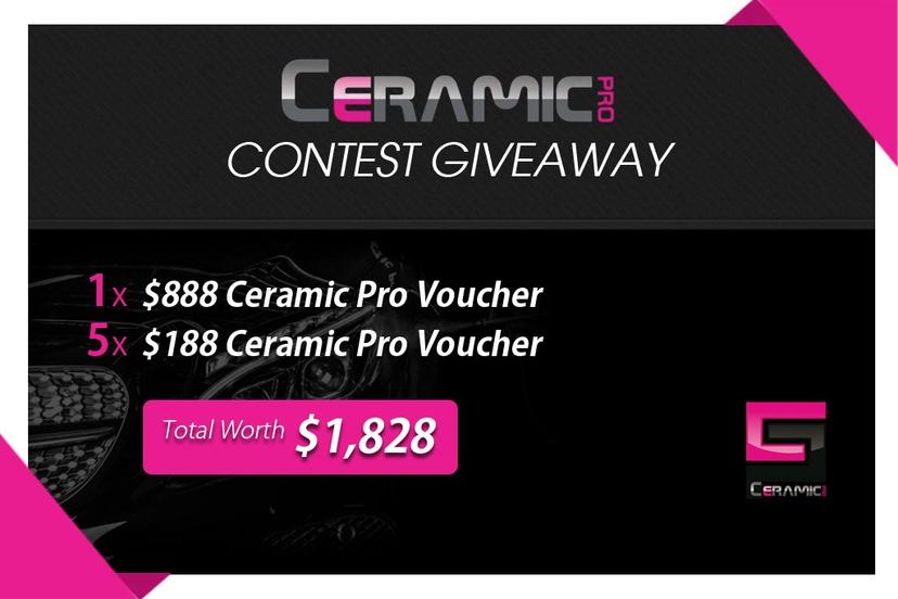 Ceramic Pro vouchers worth up to $1,828 to be won - Sgcarmart