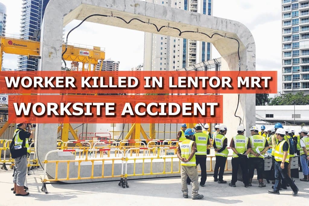 Worker killed in Lentor MRT worksite accident - Sgcarmart