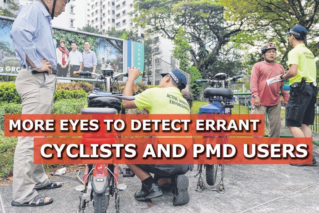 More eyes to help detect errant cyclists and PMD users - Sgcarmart