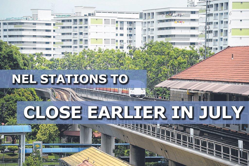 Punggol to Kovan stations on NEL to close earlier on Fridays and ...