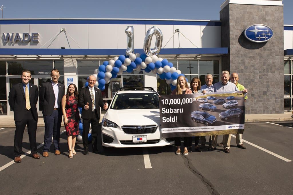 Subaru sells its 10 millionth vehicle in the U.S.A - Sgcarmart