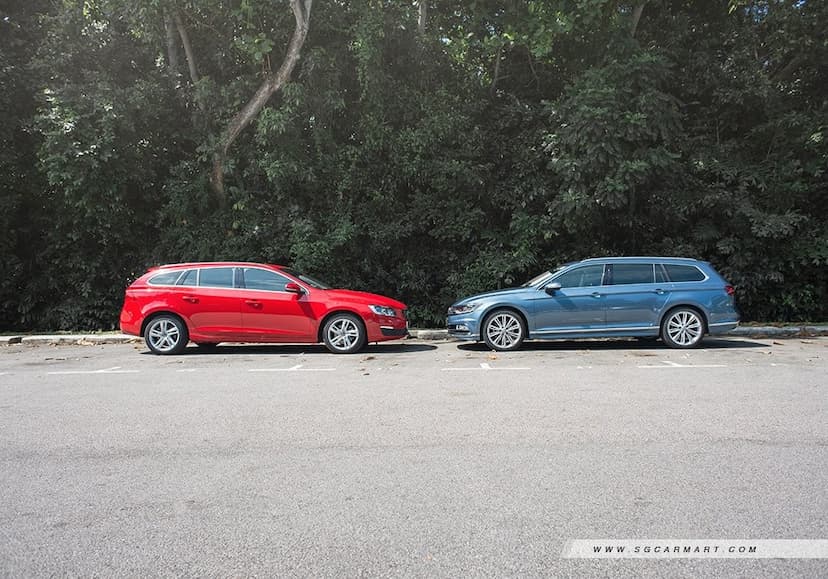 Volkswagen Passat Variant 2.0 TSI DSG R-Line vs Volvo V60 T5 Drive-E ...