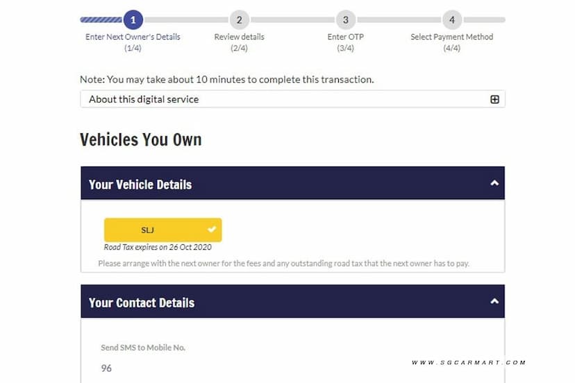 How to transfer vehicle ownership or deregister a car online through ...
