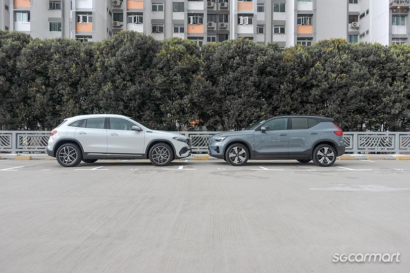 Mercedes-Benz EQA vs Volvo XC40 Recharge - Sgcarmart