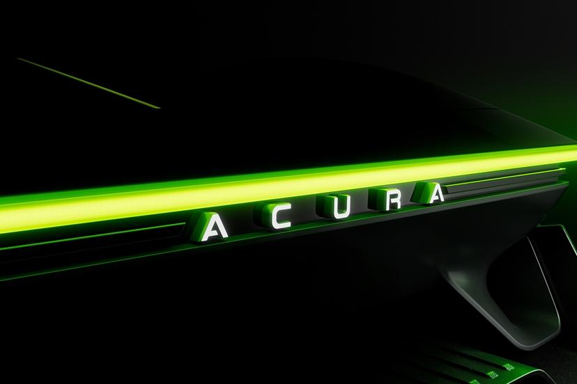 Acura reveals first teaser of new Electric Vision concept - Sgcarmart