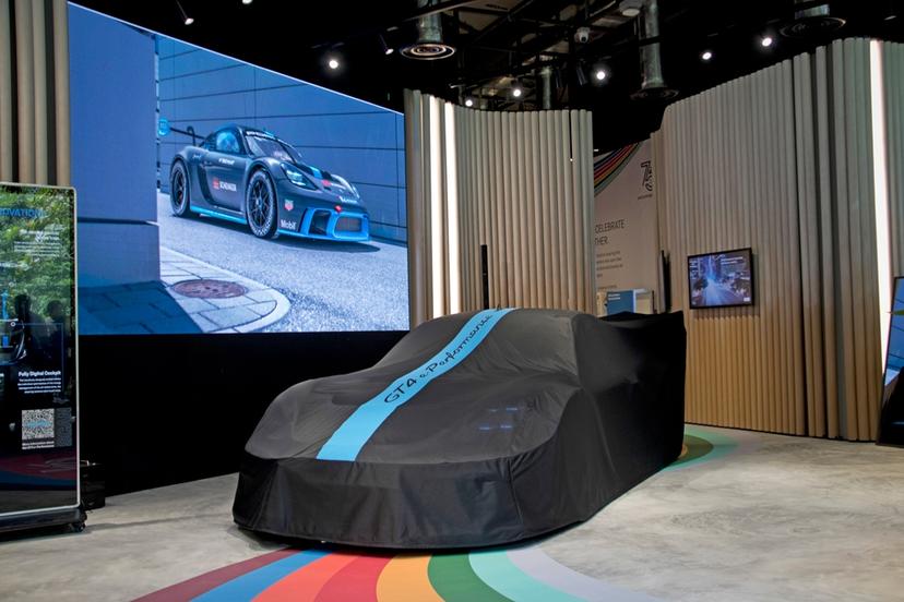 Porsche GT4 e-Performance showcased in Singapore - Sgcarmart
