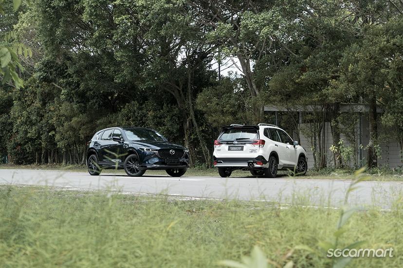 Subaru Forester e-BOXER vs Mazda CX-5 M-Hybrid - Sgcarmart