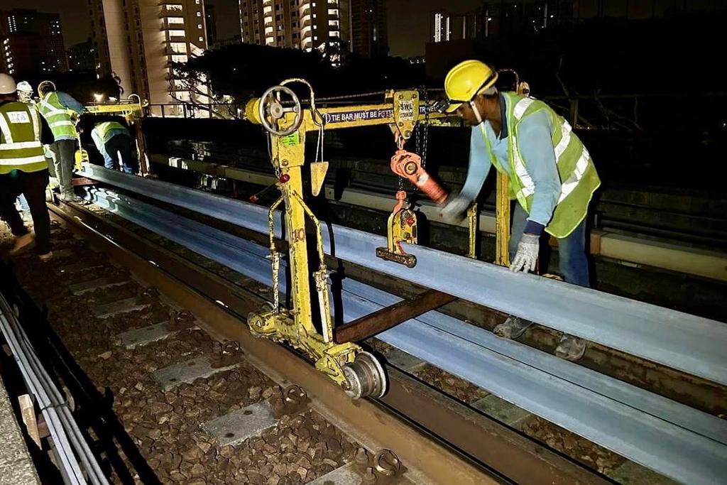 Train service restored on EWL - Sgcarmart