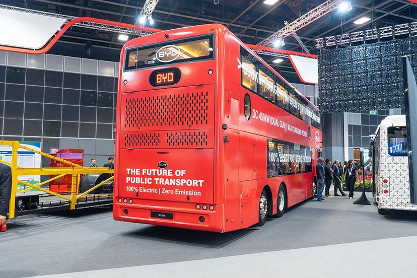 BYD shows off first double-decker electric bus in Singapore - Sgcarmart