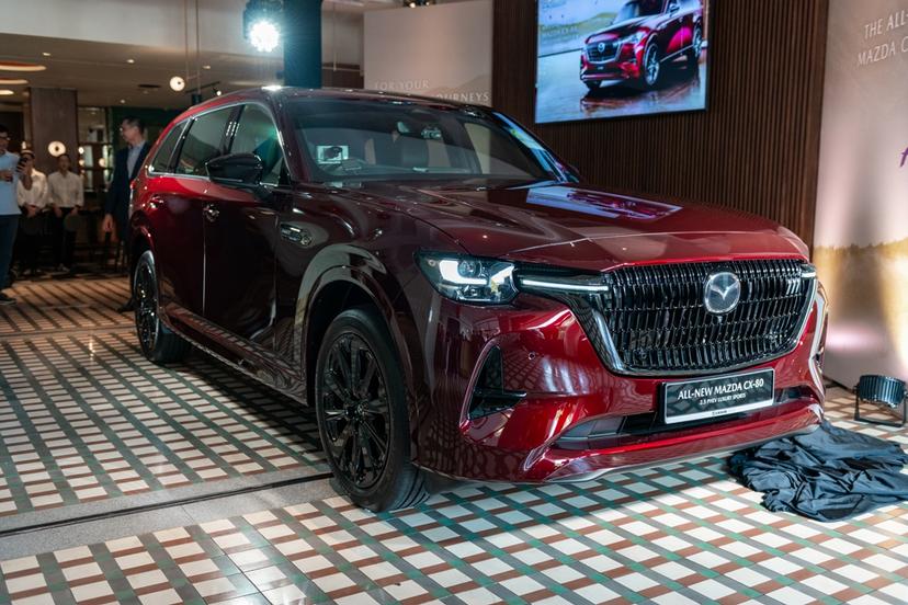 Mazda CX-80 previewed at Mandala Club - Sgcarmart