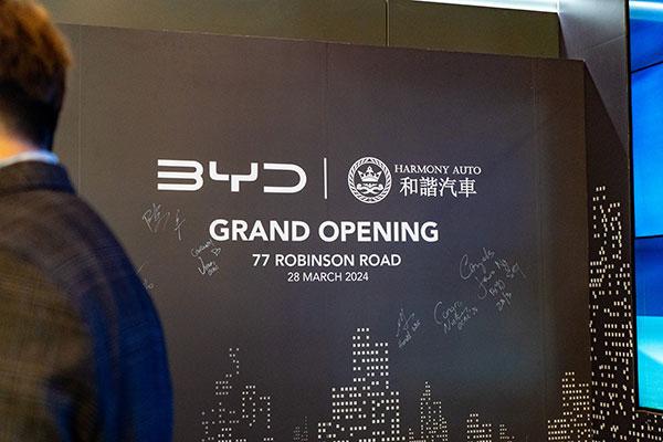 BYD by 1826 opens in Singapore - Sgcarmart