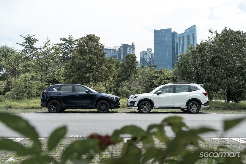 Subaru Forester e-BOXER vs Mazda CX-5 M-Hybrid - Sgcarmart