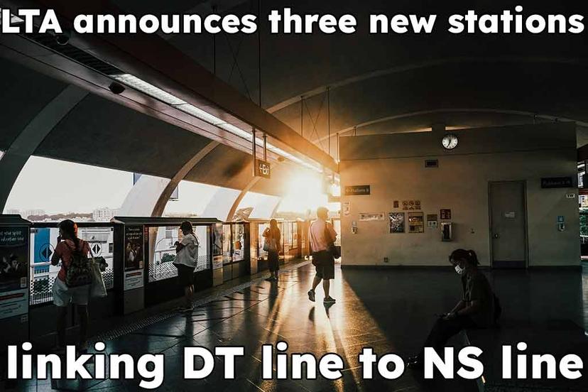 LTA announces three new stations linking DTL to NSL - Sgcarmart